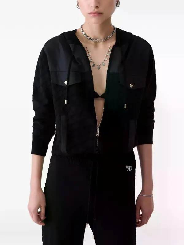 Liu Jo Hooded Zip-up Sweater