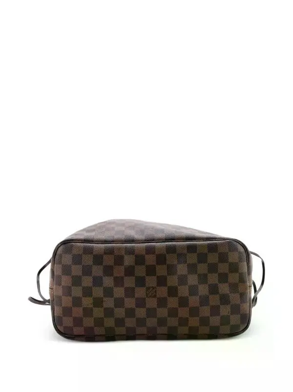 LOUIS VUITTON Neverfull Damier Mm Tote Bag - Brown