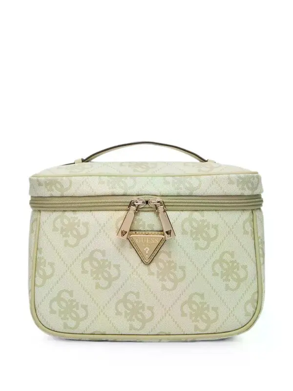 Guess Berta Logo-print Vanity Case - Neutrals