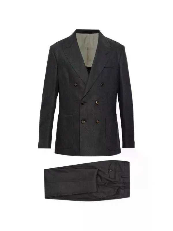 Eleventy Double-breasted Buttoned Suit