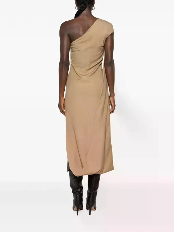 Source Unknown Hasta Asymmetric Maxi Dress