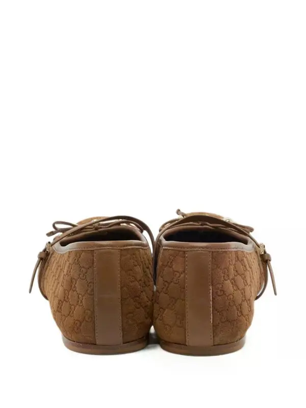 Gucci Horsebit Gg Ballet Flats