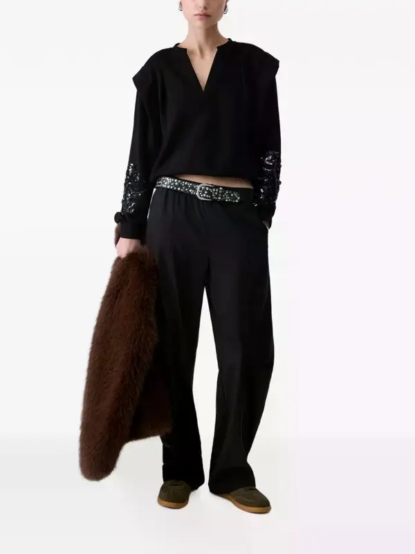 Liu Jo Sweatshirt With Jewel Embroidery