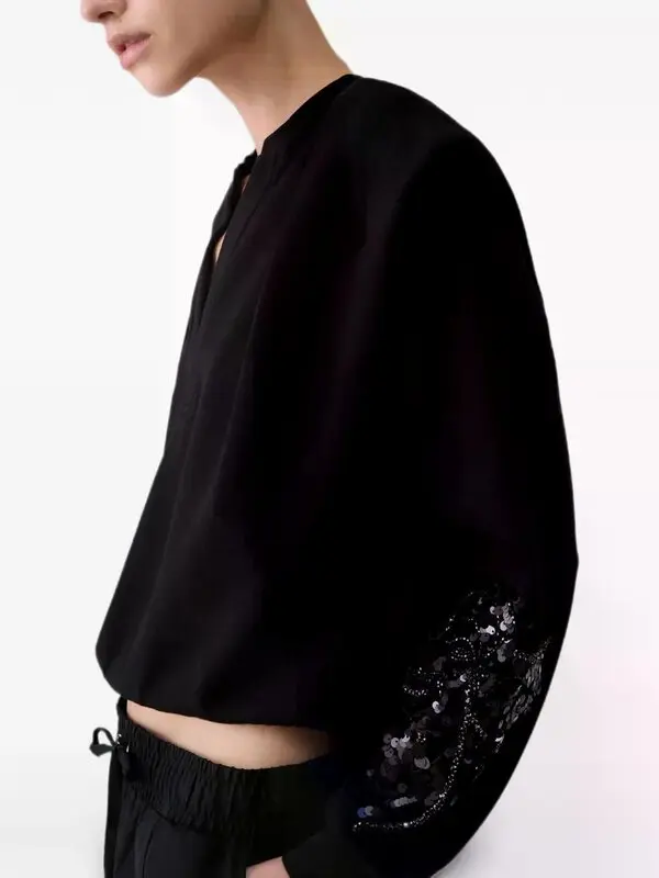 Liu Jo Sweatshirt With Jewel Embroidery