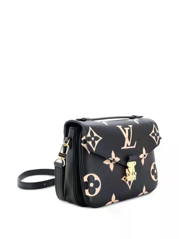 LOUIS VUITTON Bicolor Monogram Empreinte Giant Crossbody Bag - Black