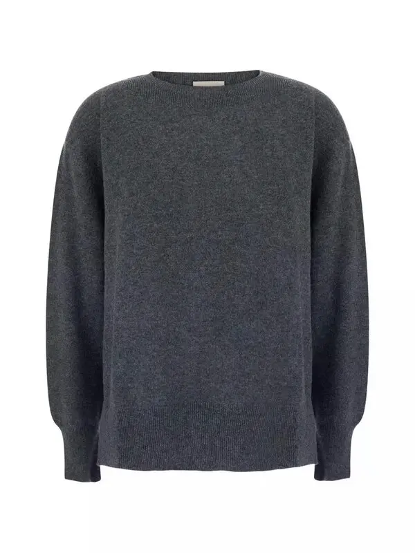 SEMICOUTURE Candy Crew-neck Ribbed-trim Sweater