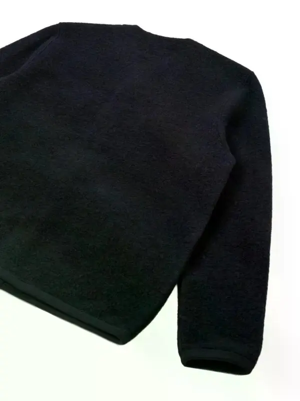 Universal Works Fleece Cardigan - Blue