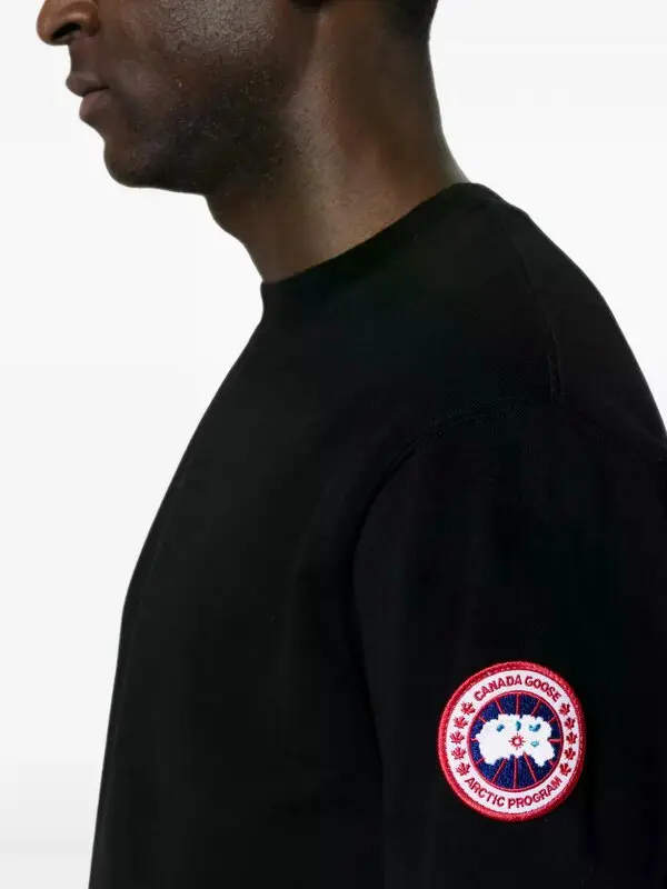 Canada Goose Logo-patch Cotton Sweater