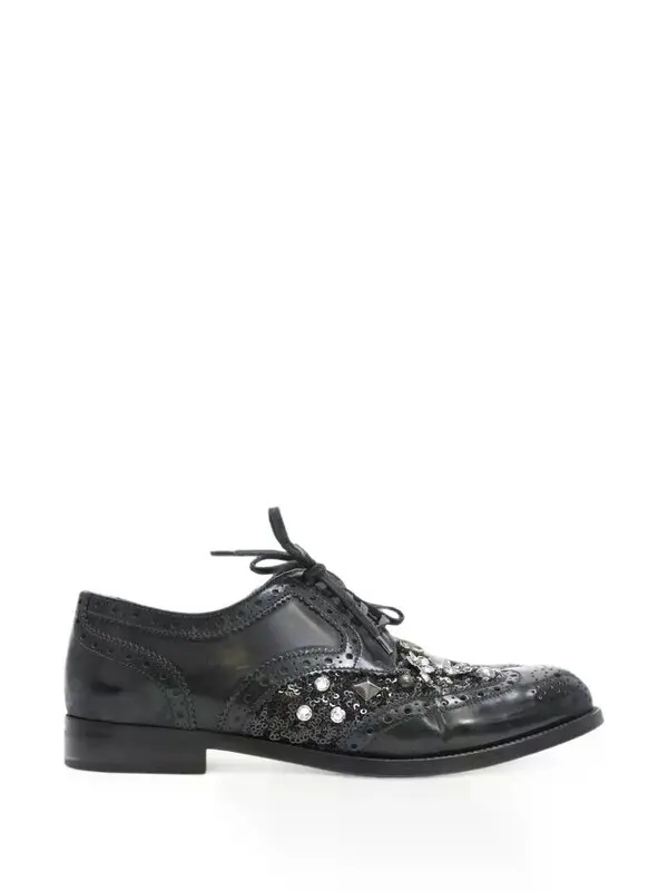Dolce & Gabbana Studded Embellished Brogue Shoes