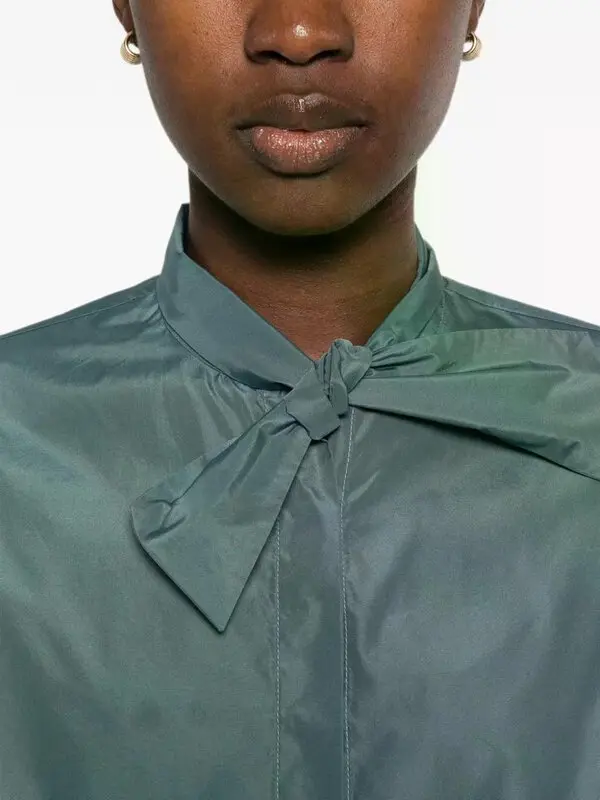 ROSSO 35 Pussy-bow-collar Long-sleeve Shirt