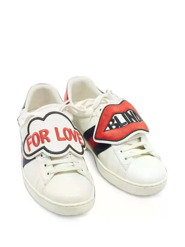 Gucci Ace Removable-patch Sneakers