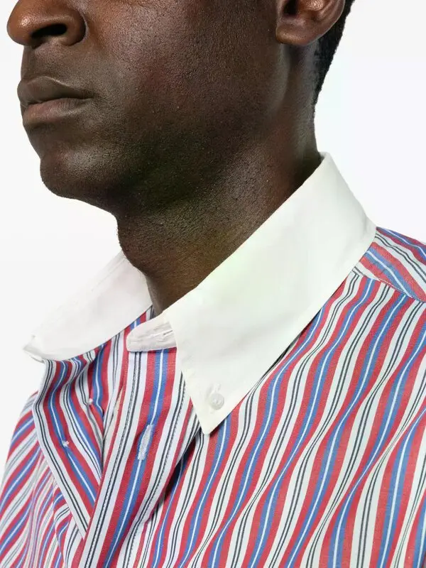 Drole De Monsieur Striped Long-sleeve Shirt