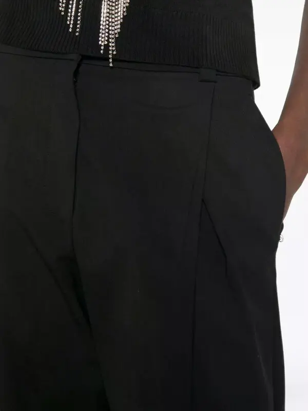 Sportmax Pleated Wide-leg Trousers