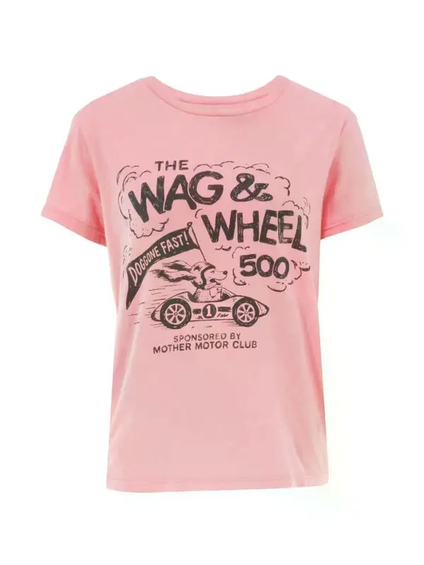 MOTHER The Lil Goodie Goodie Graphic-print T-shirt - Pink