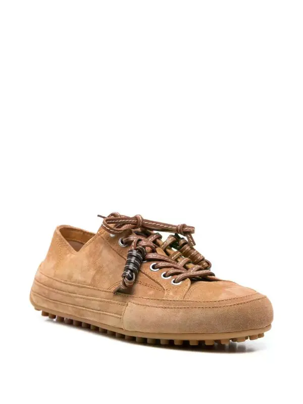 TOD'S Tassel-detail Suede Sneakers