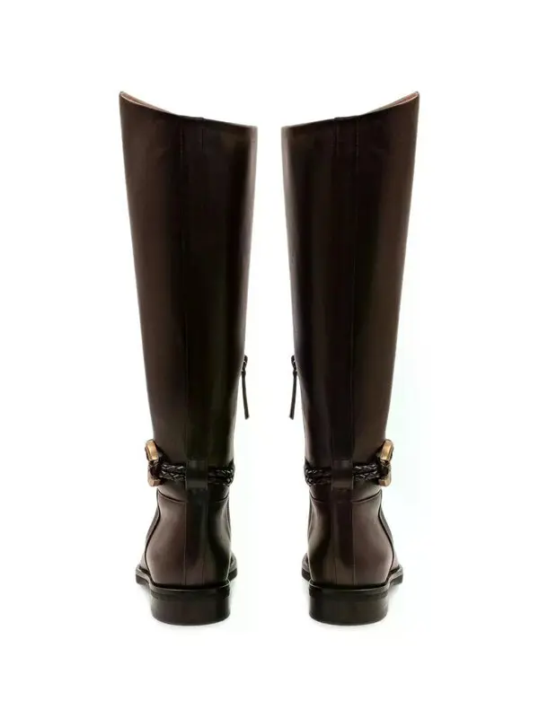 Roberto Festa Braided Buckle-detail Boots