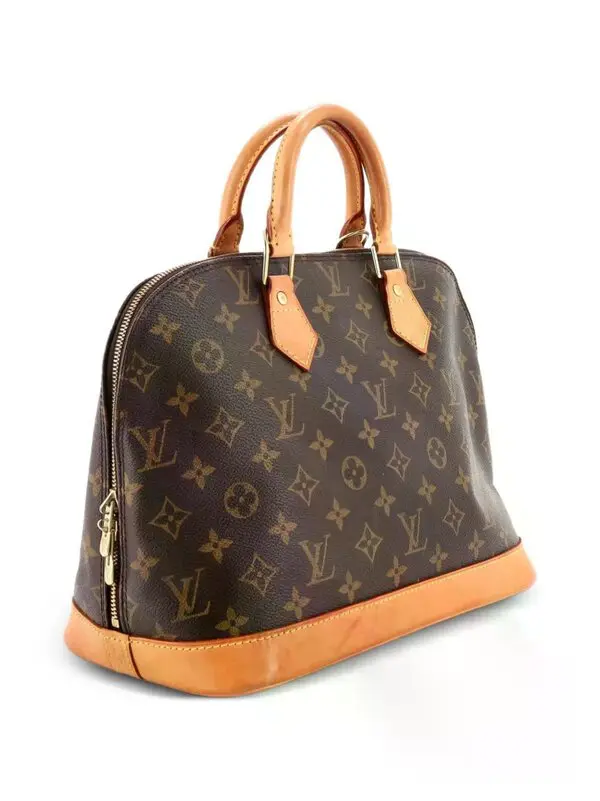 LOUIS VUITTON Monogram Canvas Alma Pm Satchel