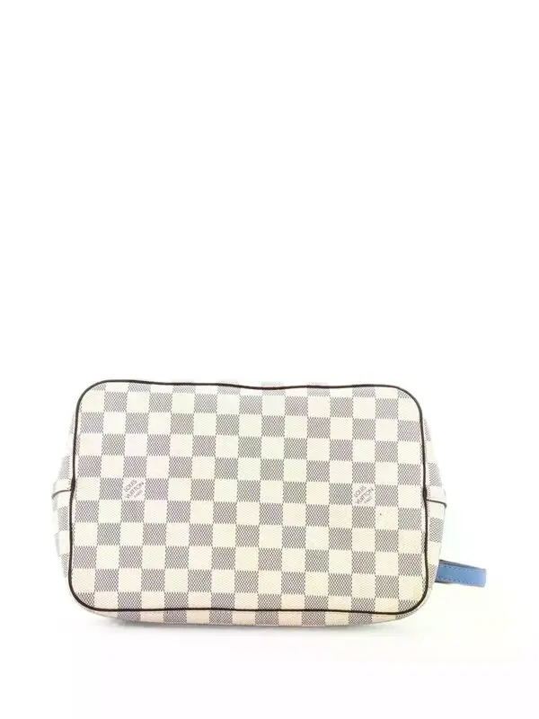 LOUIS VUITTON Damier Leather Mm Bucket Bag - Blue