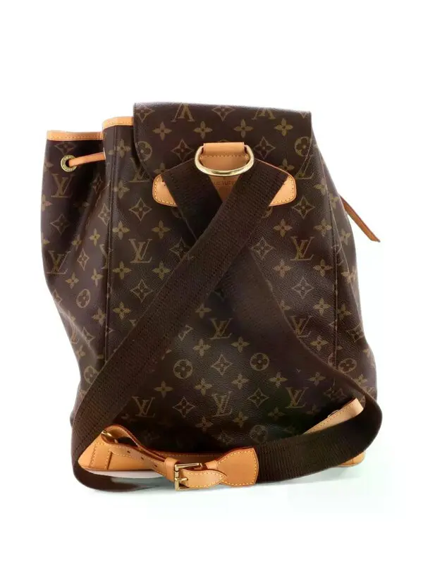 LOUIS VUITTON Monogram Canvas Montsouris Gm Backpack - Brown