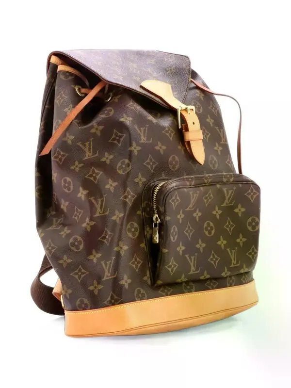 LOUIS VUITTON Monogram Canvas Montsouris Gm Backpack - Brown