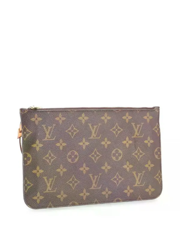 LOUIS VUITTON Neverfull Pochette Monogram Canvas Large Pouch