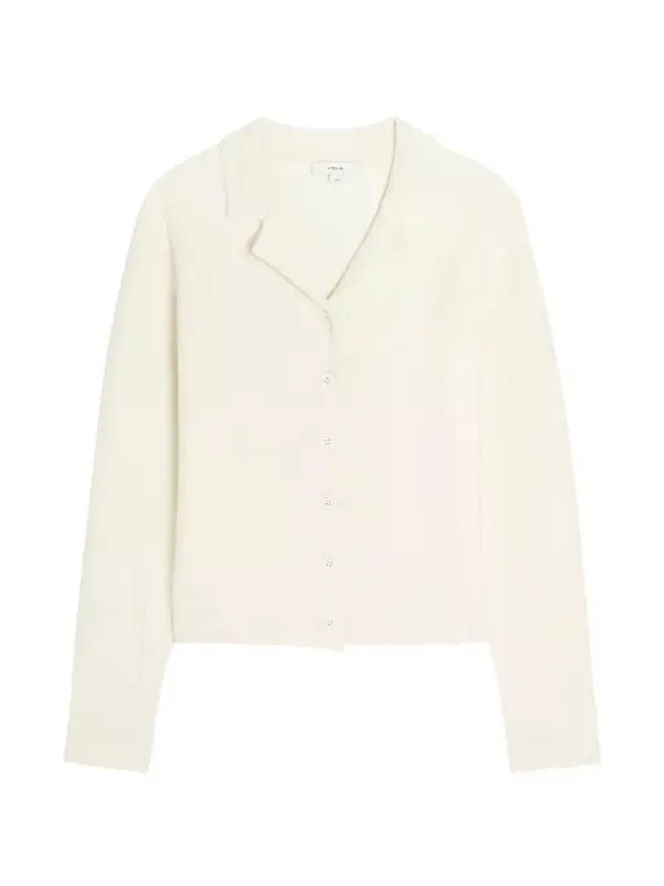 Vince Spread-collar Button-up Cardigan