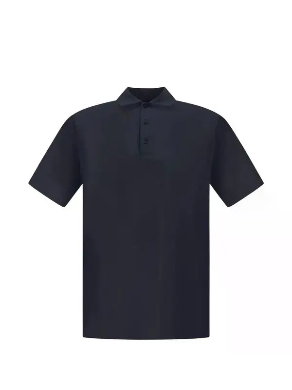 Herno Buttoned Short-sleeved Polo Shirt