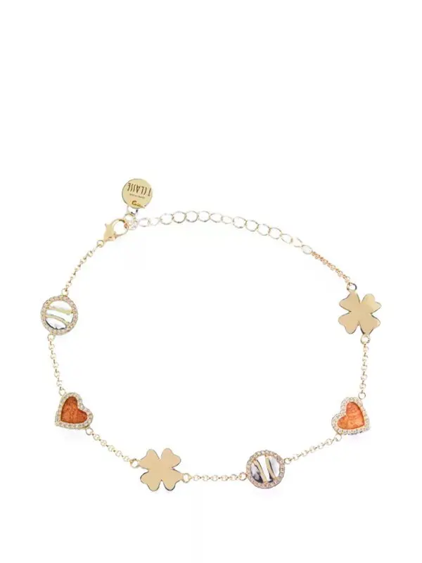 ALVIERO MARTINI 1° CLASSE Charm-embellished Bracelet - Gold
