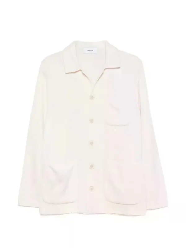 LARDINI Patch-pocket Button-up Cardigan
