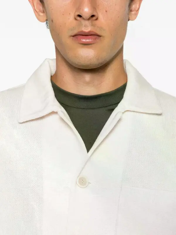LARDINI Patch-pocket Button-up Cardigan
