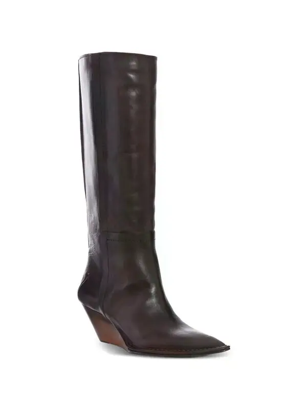 CAPASA MILANO Camperos Knee-high Leather Boots