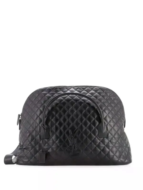 Saint Laurent Quilted Leather Travel Bag