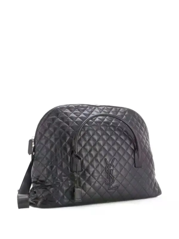 Saint Laurent Quilted Leather Travel Bag