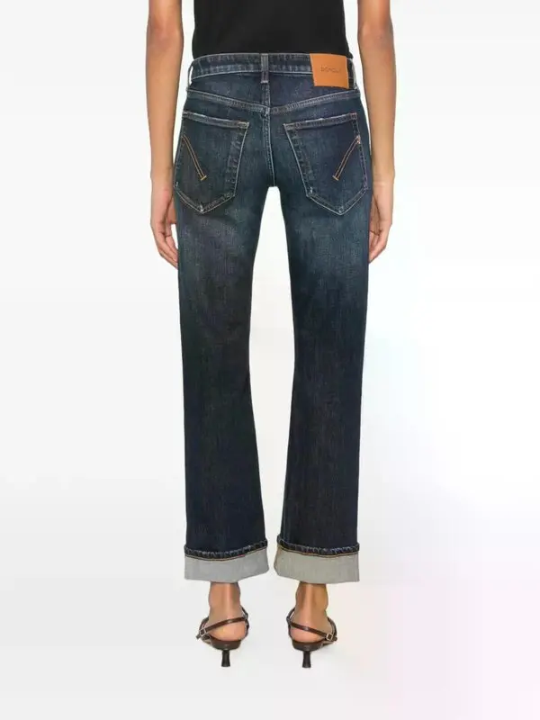 DONDUP Distressed Turn-up Jeans