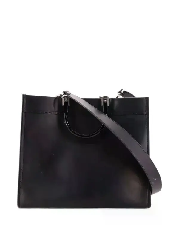 Fendi Sunshine Shopper Leather Medium Tote Bag