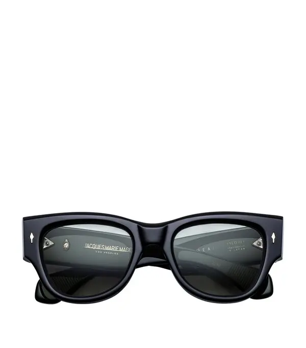 JACQUES MARIE MAGE Acetate Chelsea Sunglasses - Silver