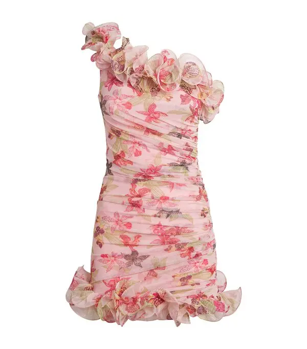 PatBO Orchid Bloom Mini Dress - Pink