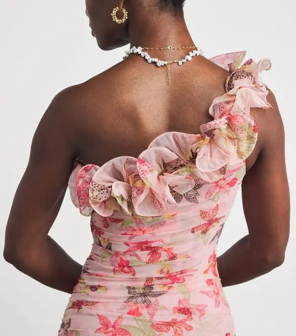 PatBO Orchid Bloom Mini Dress