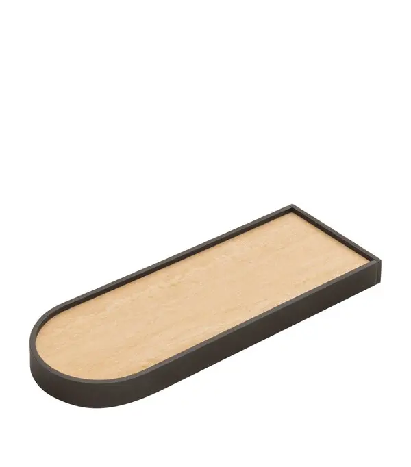 GIOBAGNARA Long Marble-effect Nobble Valet Tray