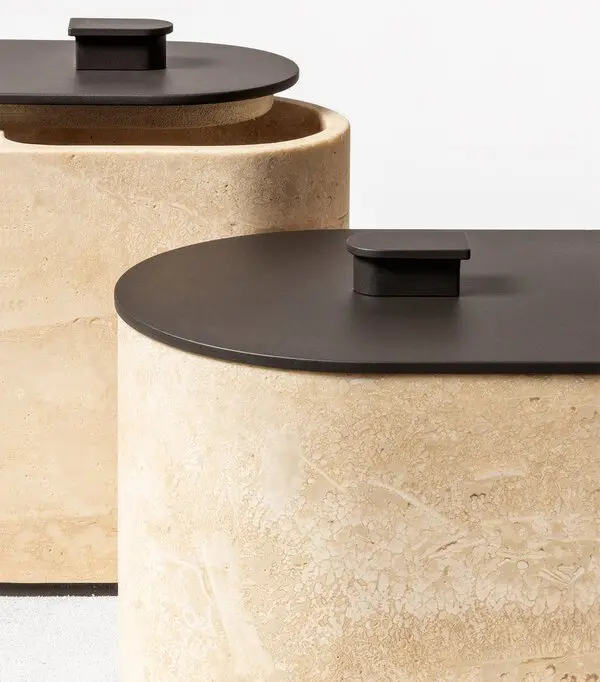 GIOBAGNARA Large Marble-effect Nobble Box