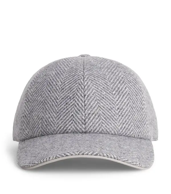 Eleventy Cashmere-silk Capello Baseball Cap