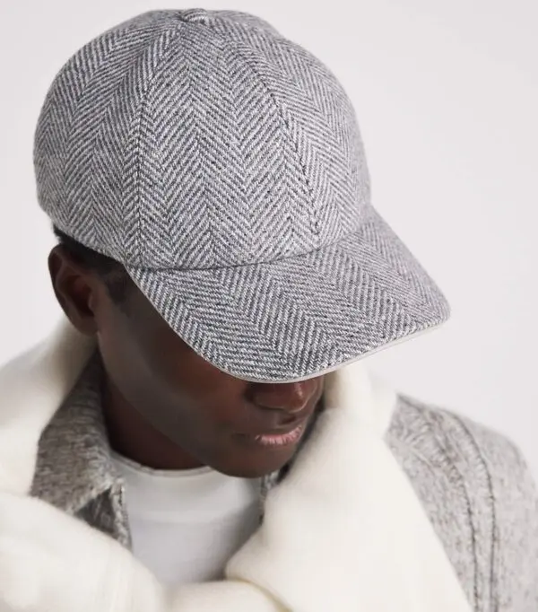 Eleventy Cashmere-silk Capello Baseball Cap