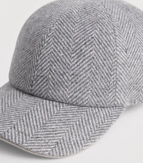 Eleventy Cashmere-silk Capello Baseball Cap