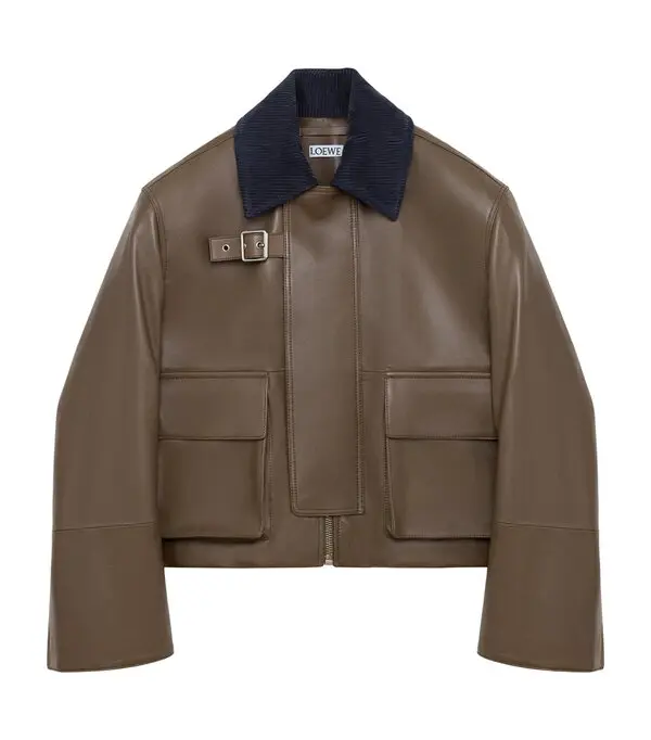 Loewe Lambskin Aviator Jacket