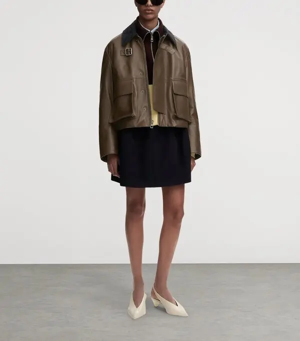 Loewe Lambskin Aviator Jacket
