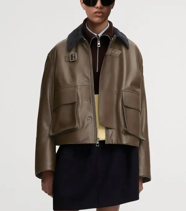Loewe Lambskin Aviator Jacket
