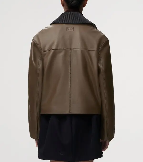 Loewe Lambskin Aviator Jacket