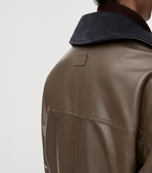 Loewe Lambskin Aviator Jacket