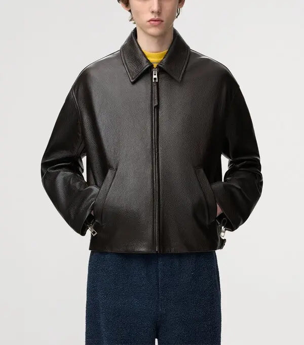 Loewe Deerskin Zip-up Jacket