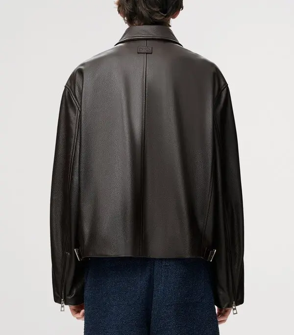 Loewe Deerskin Zip-up Jacket